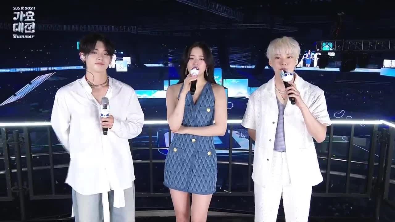 ⊹ کات چهارم مجریگری یونجون در مراسم SBS Gayo Daejeon 2024 :star:️ - نماشا